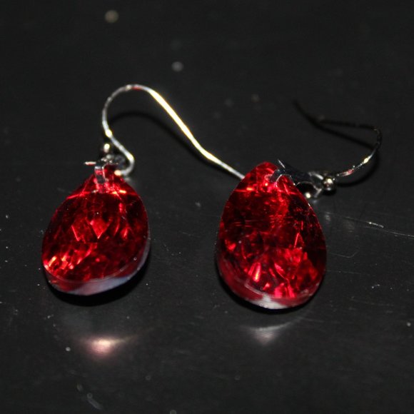 Jewelry | Red Drop Earrings | Poshmark